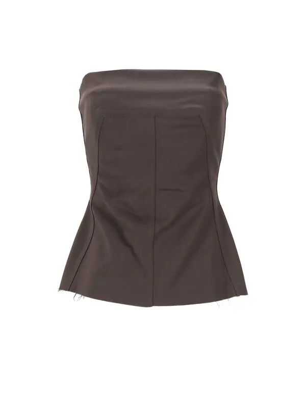 Rick Owens Bustier Top - Darkdust