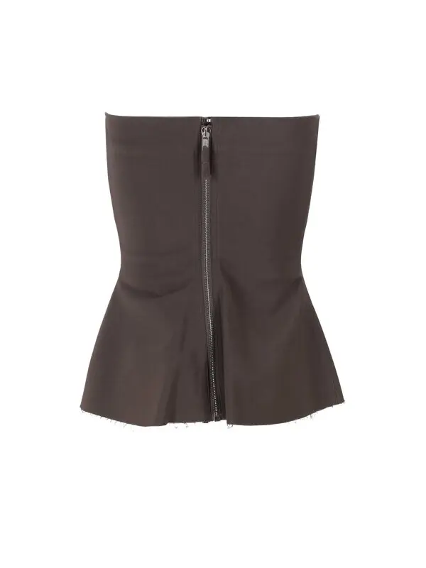 Rick Owens Bustier Top - Darkdust