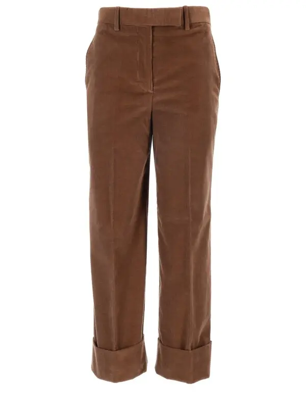 Thom Browne Fit 2 Beltloop Sack Trousers In Narrow Wale Corduroy