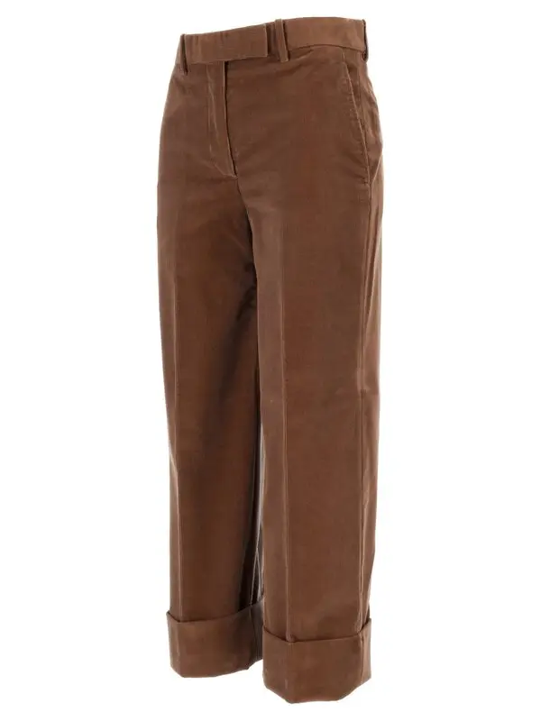 Thom Browne Fit 2 Beltloop Sack Trousers In Narrow Wale Corduroy