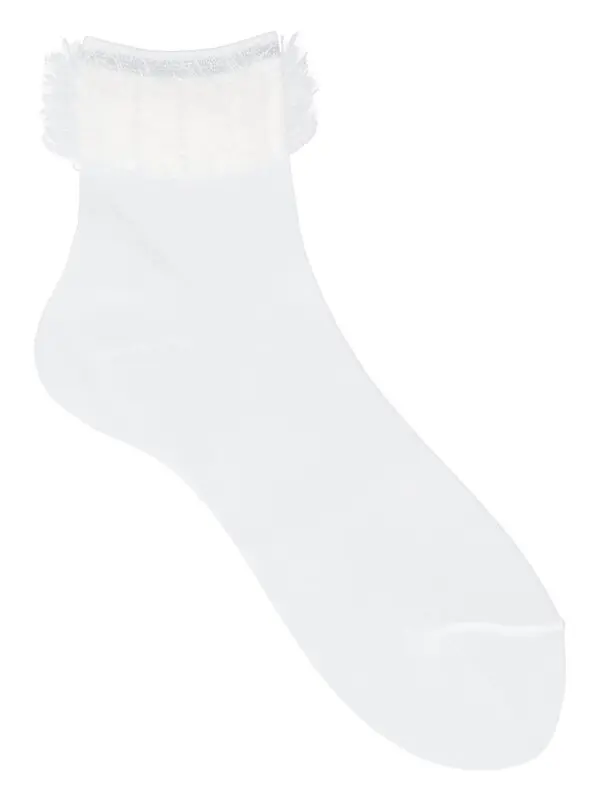 ANTIPAST Short Lace Socks - White