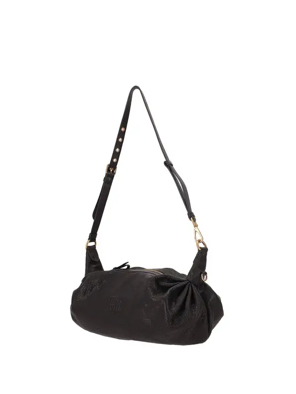 Miu Miu Sacca Nappa Monk Shoulder Bag