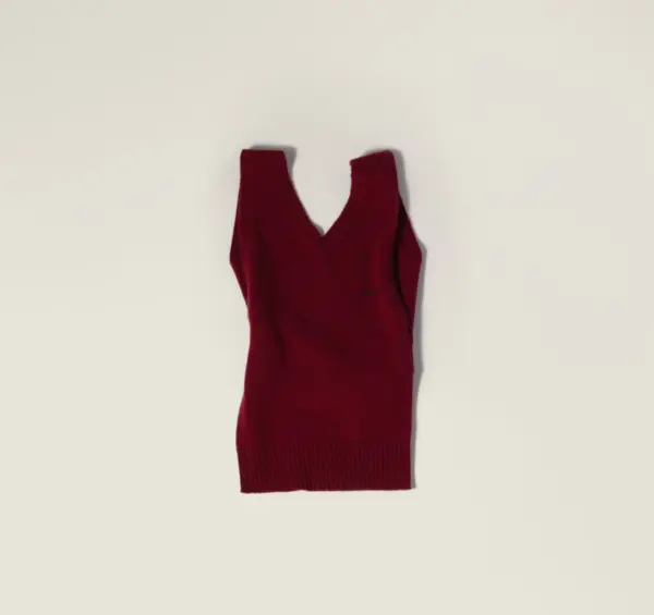 Miu Miu Knit V-neck Vest