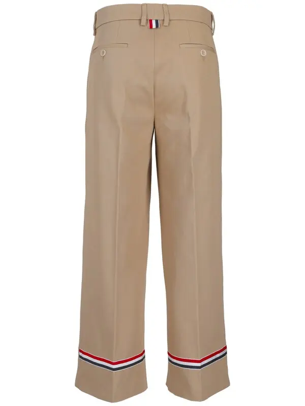 Thom Browne Beltloop Chino In Cotton Gabardine