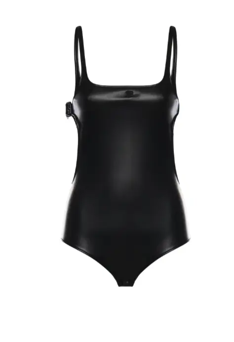 COURREGES Bodysuit With Buckle Cut-out Detail