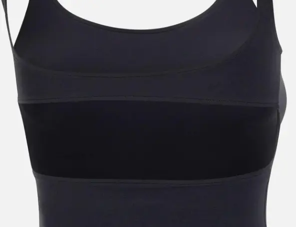 COURREGES Cut Out One Piece Swimsuit - Black