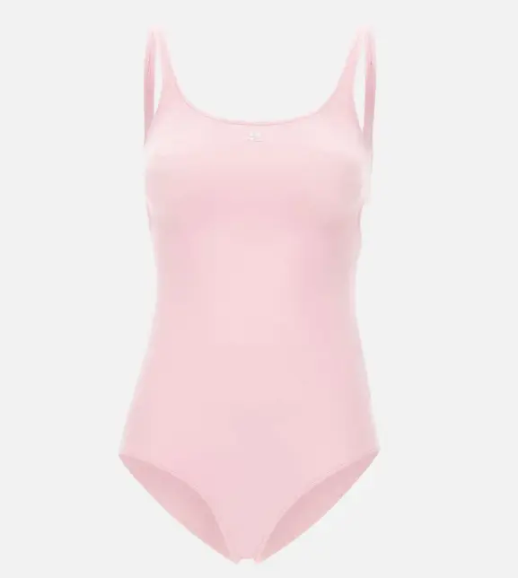 COURREGES One Piece Swimsuit - Light Pink