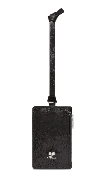 COURREGES Cardholder Naplack - Black