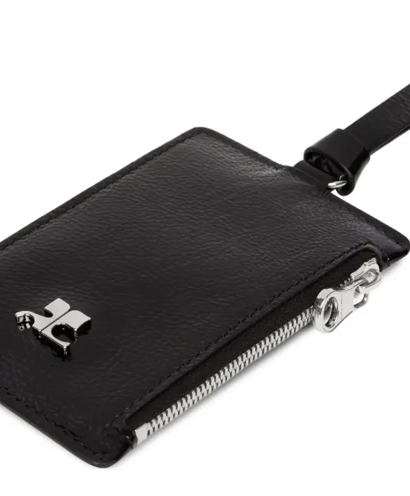 COURREGES Cardholder Naplack - Black