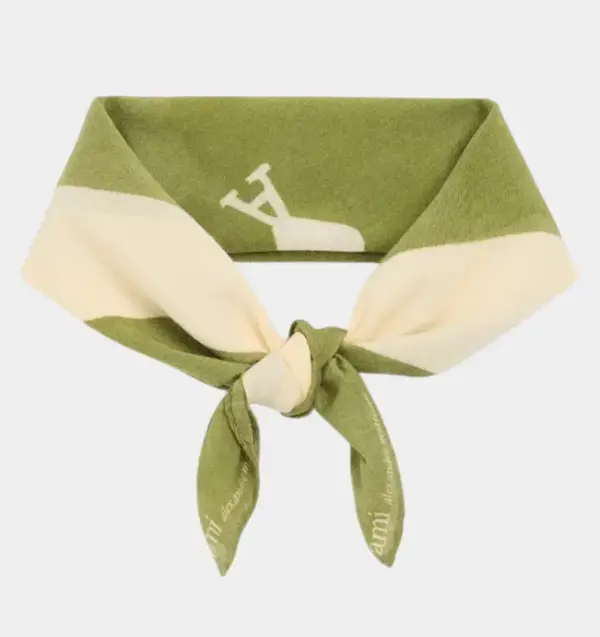 Ami Foulars De Coeur Imprime - Matcha