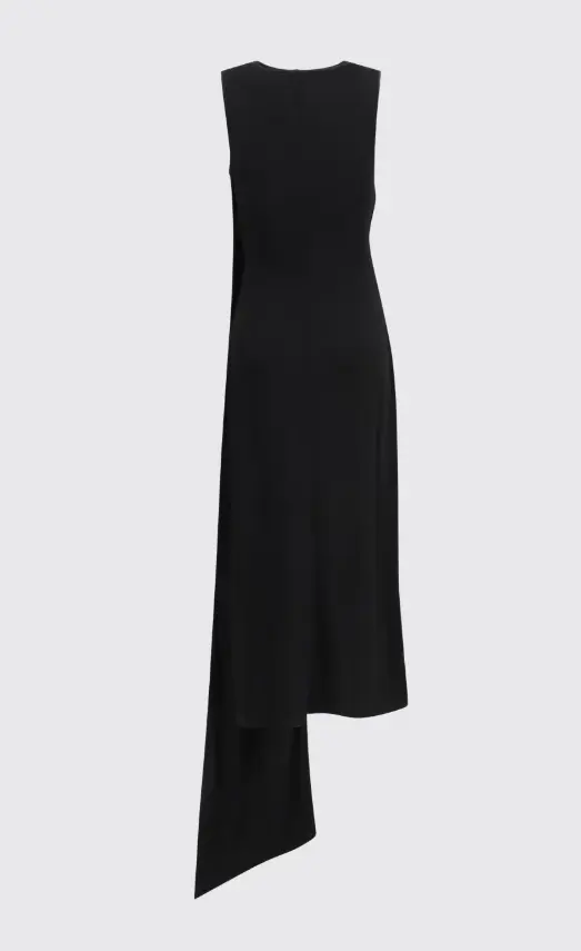 AMI Paris Sleeveless Long Dress - Noir