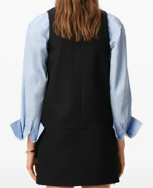 AMI Paris Belted Mini Dress With Oversized Buckle