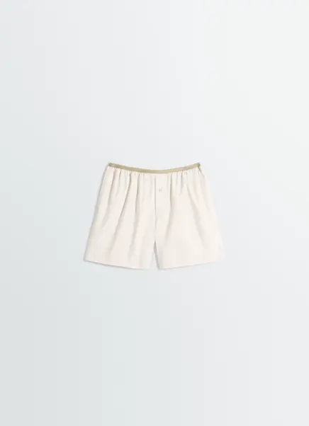 LEMAIRE Boxer Shorts - Light Cream