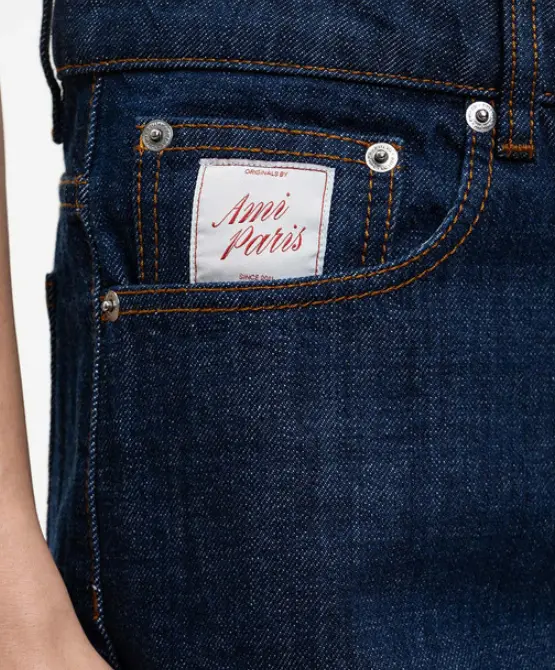 AMI Paris Heritage Denim Shorts - Indigo