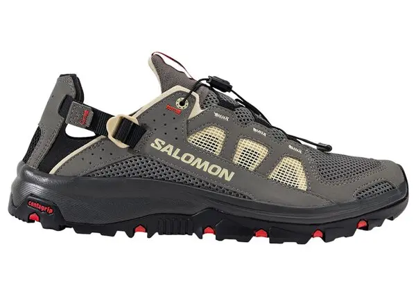 SALOMON Techamphibian 5 Water Shoes - Pewter/moth/fiery Red