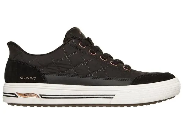 Sketchers Slip-ins Arch Fit Cozy Fit Sneakers - Black