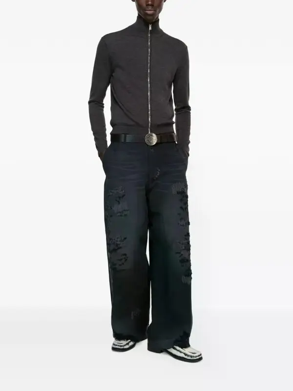 Acne Studios Mended Distressed Trousers