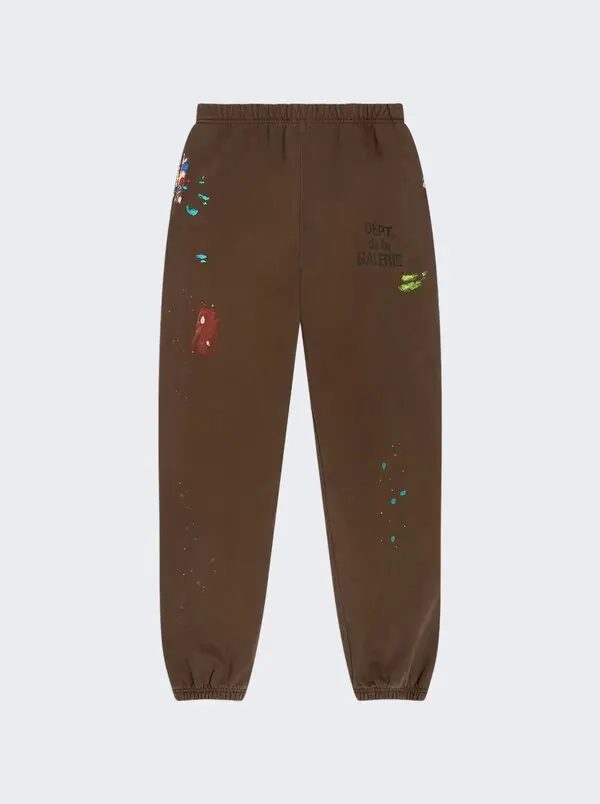 GALLERY DEPT. Gd French Logo Sweatpants Sepia - Gray