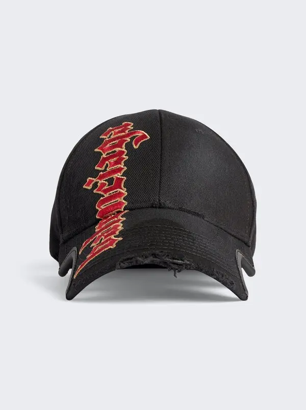Balenciaga No Closure Logo Cap - Black