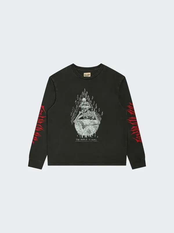 GALLERY DEPT. The World Is Ours Long Sleeves Tee Vintage