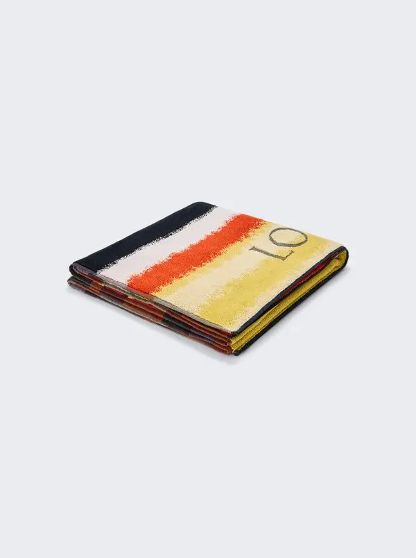 Loewe Paula's Ibiza Terry Cotton Towel And Multicolor