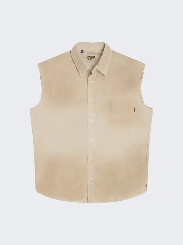 GALLERY DEPT. Marley Trucker Sleeveless Shirt