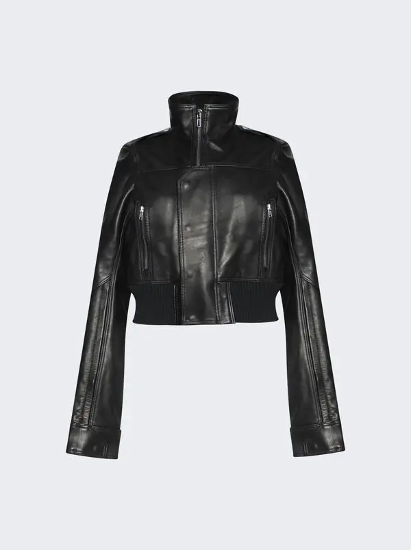 Rick Owens Leather Zip-up Jacket