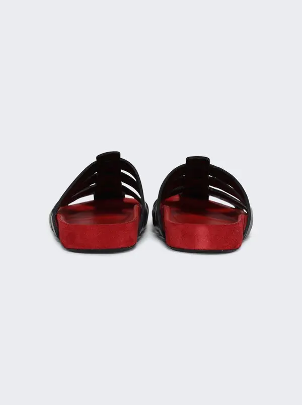 JUDE Dusty Flat Fisherman Sandals - Red