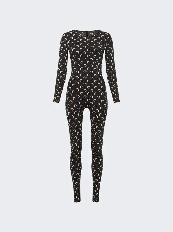 MARINE SERRE Moon Print Jersey Catsuit