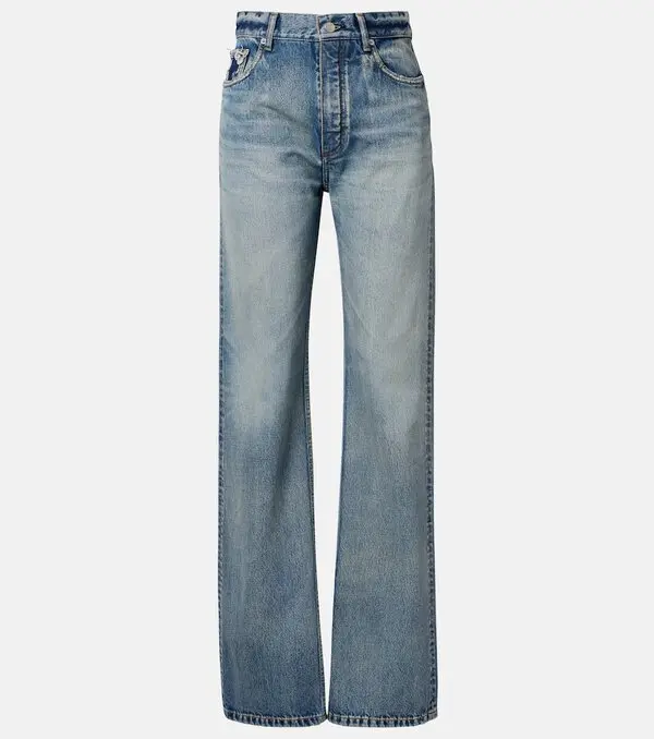 Alaïa Straight Leg Jeans - Blue