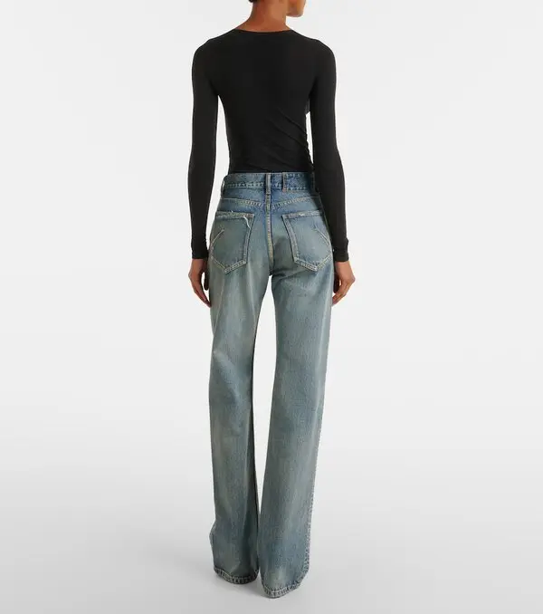 Alaïa Straight Leg Jeans