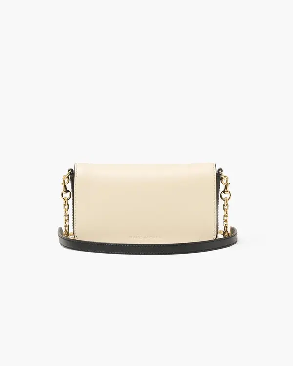 Marc Jacobs The Snapshot Wallet On Chain Bag - Cloud White Multi