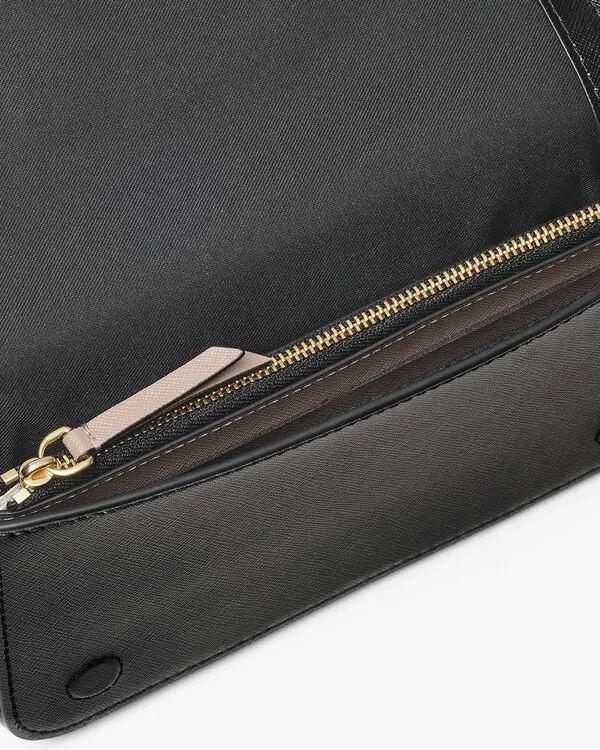 Marc Jacobs The Snapshot Wallet On Chain Bag - Cloud White Multi