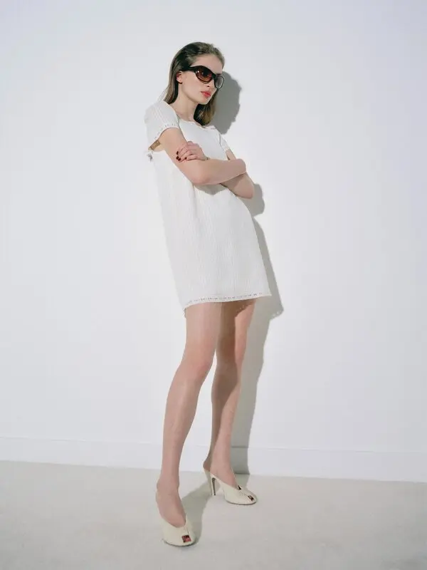 REFORMATION Pomeline Lace Mini Dress