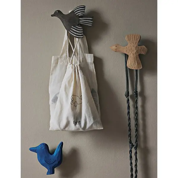FERM LIVING Lola Bird Wooden Hook 11cm