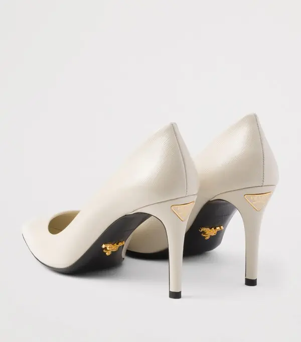 Prada Patent Saffiano Leather Pumps 85