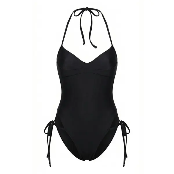 YESUDARE Como High-cut One-piece Swimsuit - Black