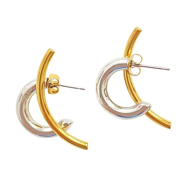 SMILLA BRAV Lizzy Ear Jacket Earrings - Silver