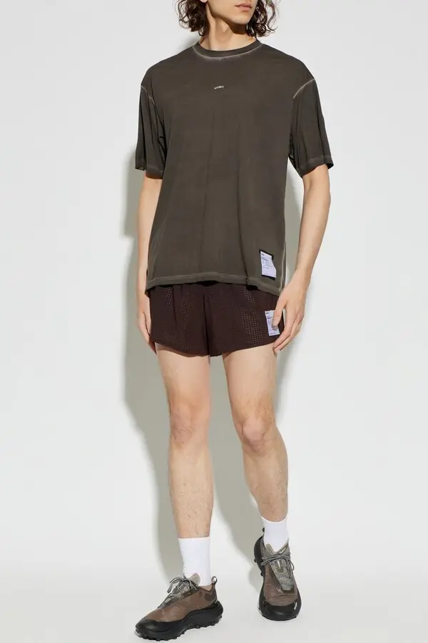 Satisfy T-shirt ‘auralite - Brown
