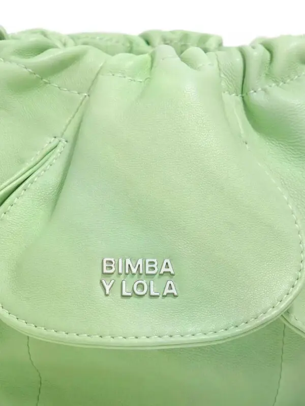 Bimba Y Lola Petalo Leather Bucket Bag