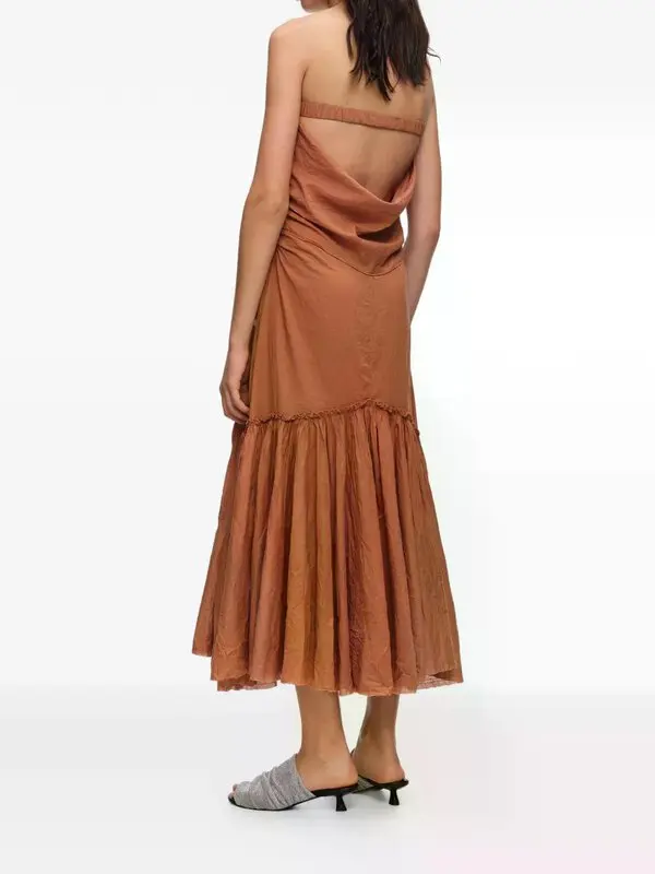 Bimba Y Lola Embellished Ruffled Dress