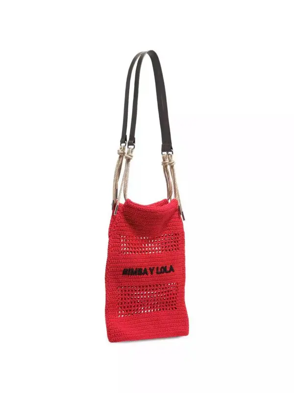 Bimba Y Lola Crochet Shoulder Bag