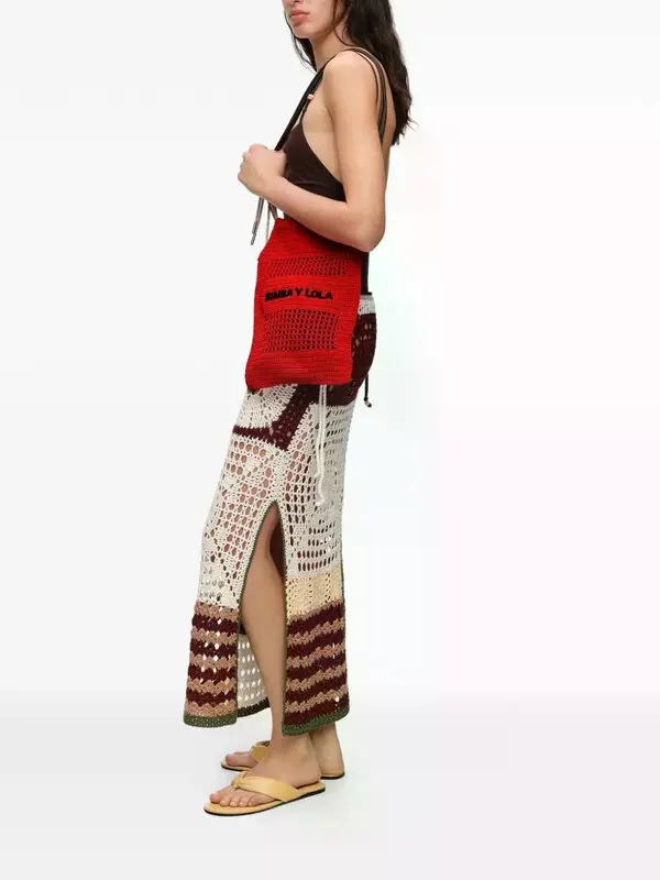 Bimba Y Lola Crochet Shoulder Bag