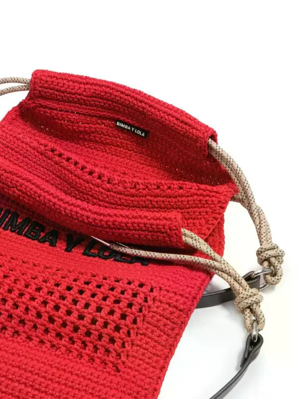 Bimba Y Lola Crochet Shoulder Bag