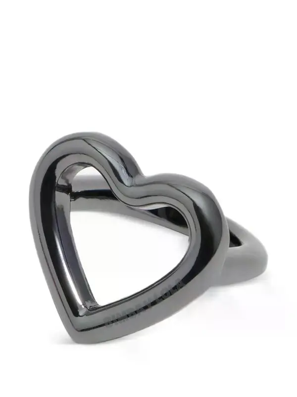 Bimba Y Lola Heart-ring Floral-print Scarf