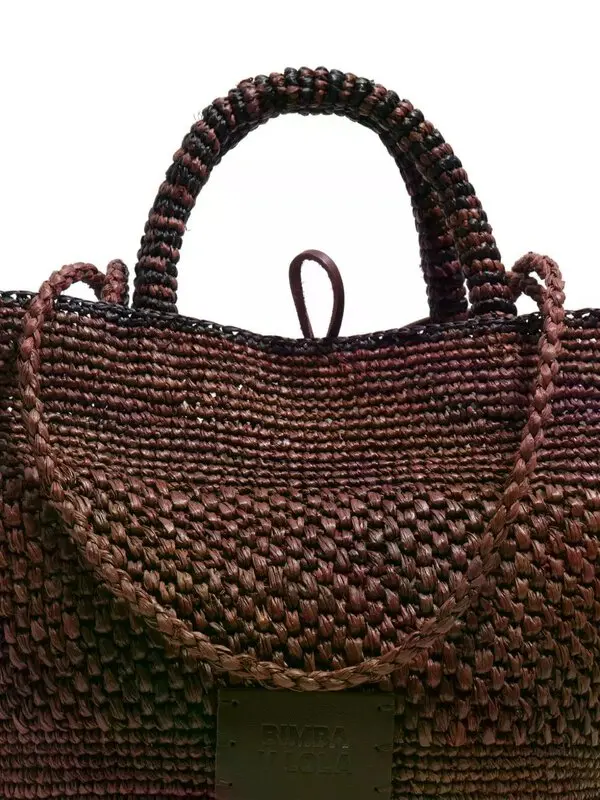 Bimba Y Lola Large Woven Shoulder Bag