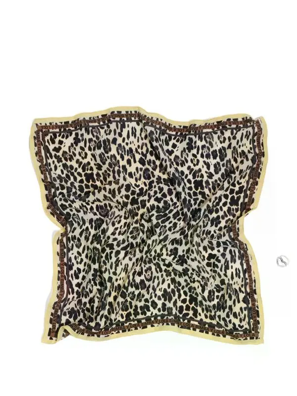 Bimba Y Lola Leopard-print Scarf Bag Charm