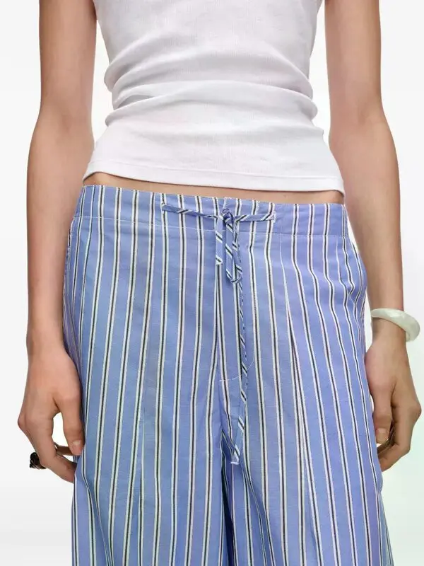 Bimba Y Lola Striped Drawstring Trousers