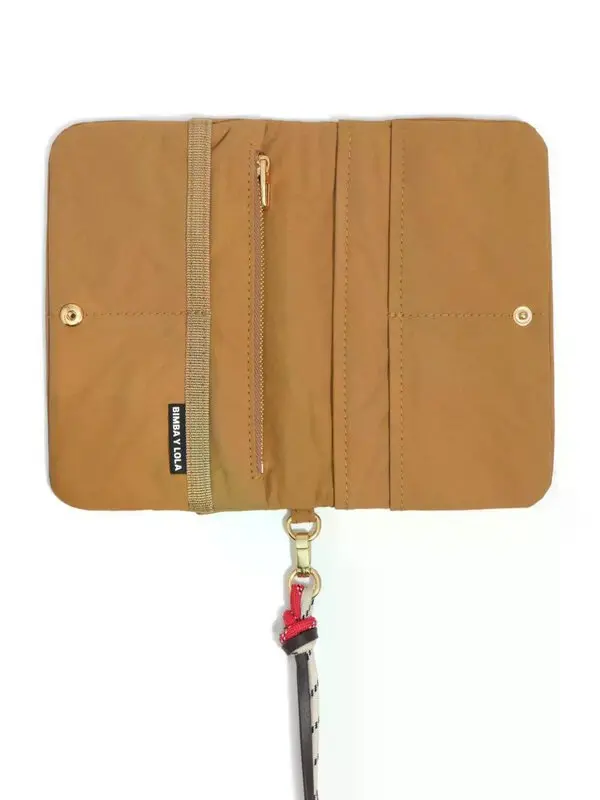 Bimba Y Lola Large Logo-lettering Rope-strap Wallet