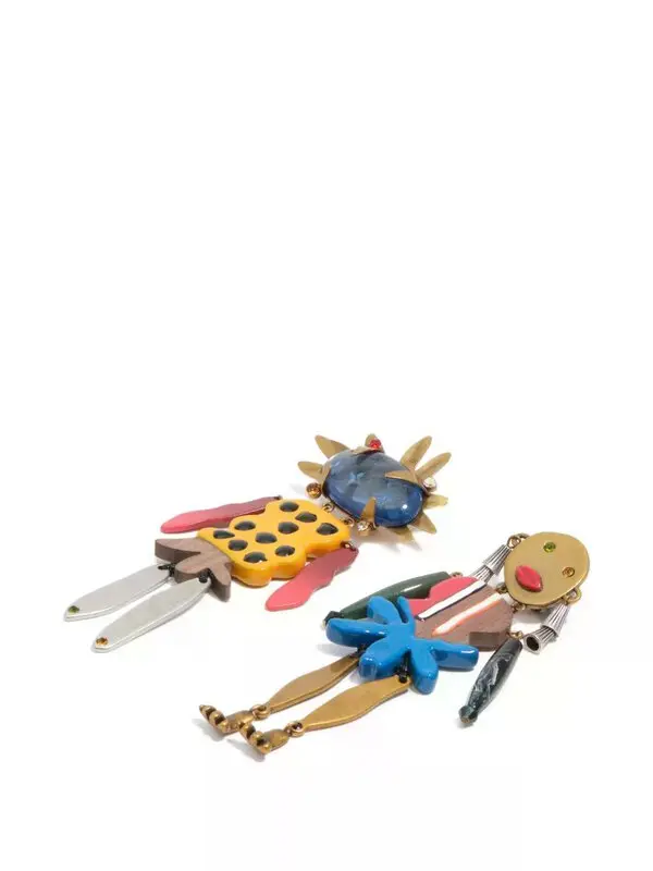 Bimba Y Lola Matte Finish Drop Earrings